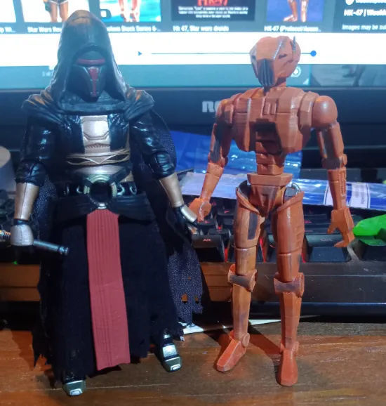 STAR WARS HK 47 HK 50 ASSASSIN DROID FROM KOTOR ARTICULATED 3D model 3D ...