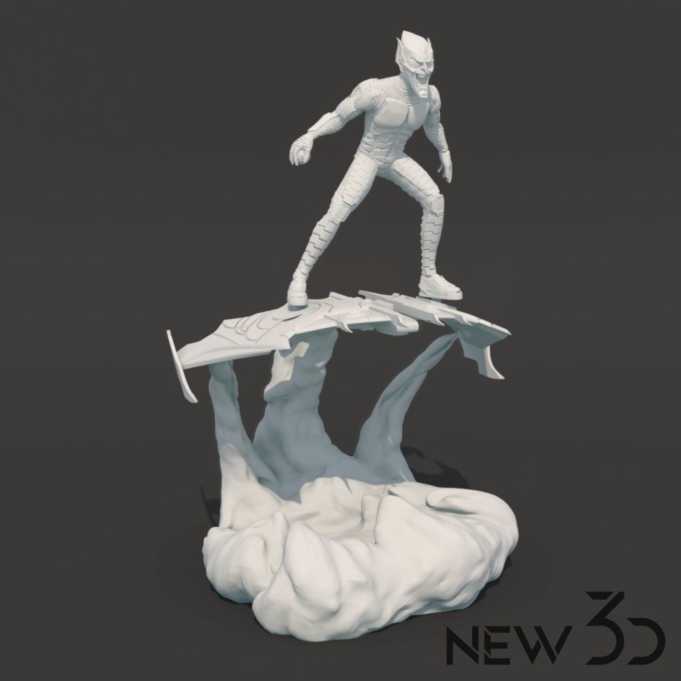 Green goblin 3D model 3D printable | CGTrader
