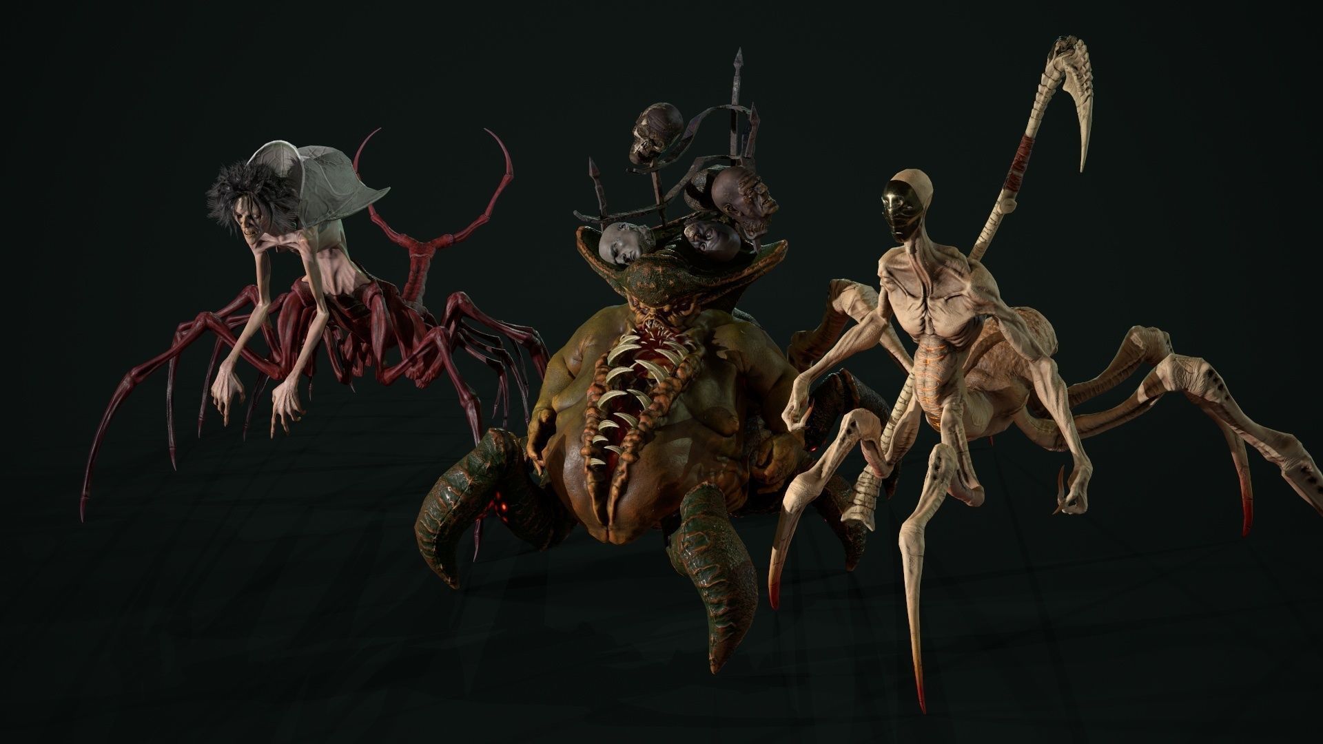 3D Model Collection Boss Pack 1 VR / AR / low-poly | CGTrader