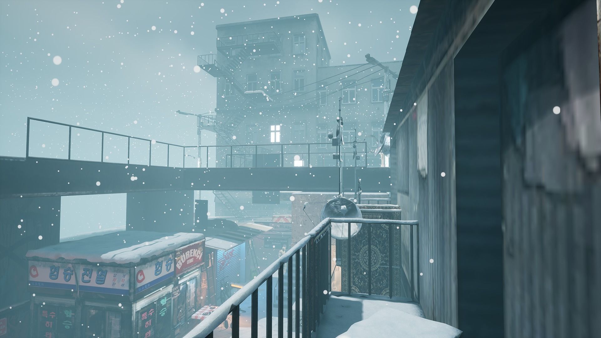 Cyberpunk Ghetto Street UE4 Scene 3D model animated | CGTrader
