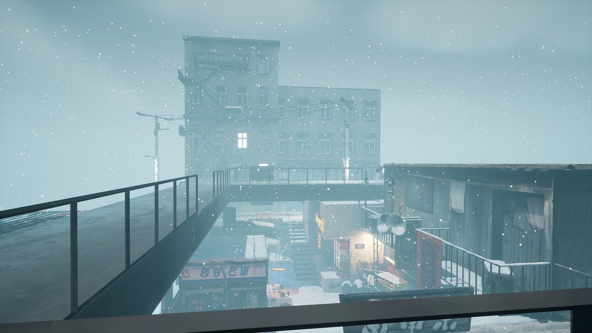 Cyberpunk Ghetto Street UE4 Scene 3D model animated | CGTrader