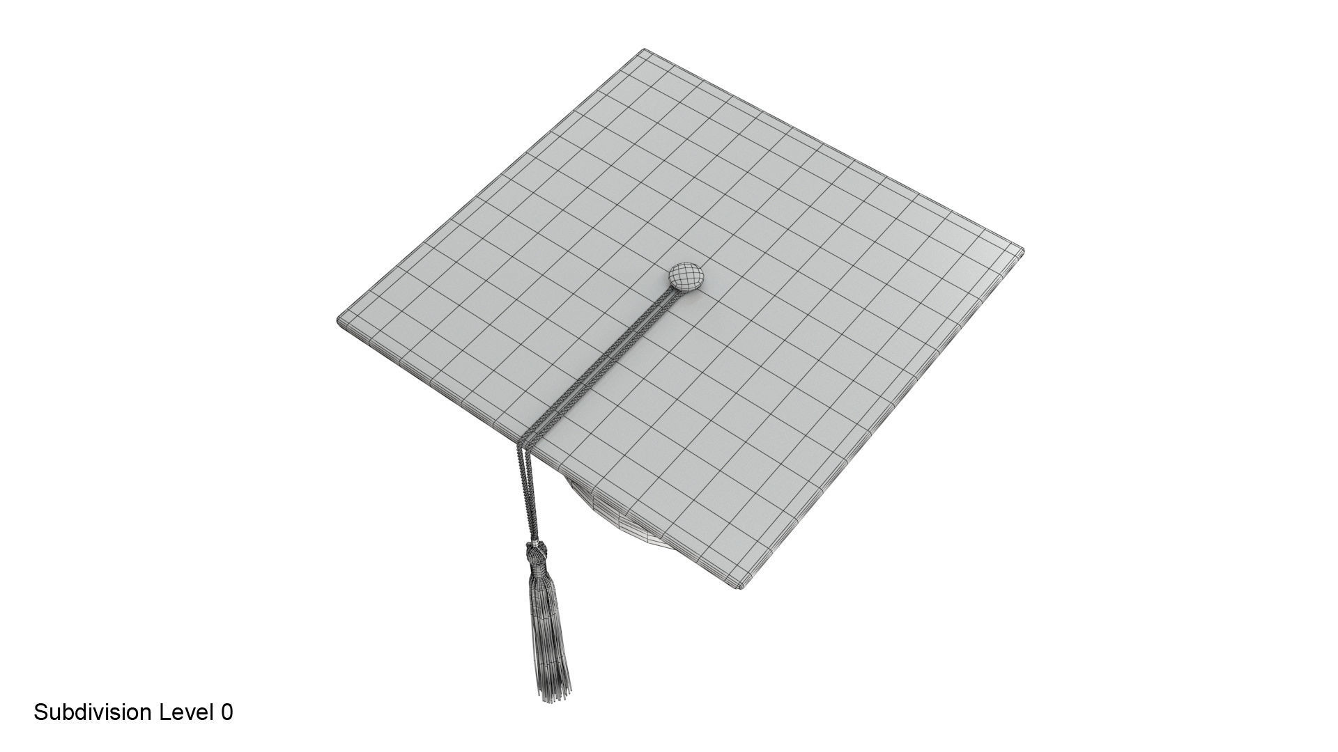 Graduation cap 3D model | CGTrader