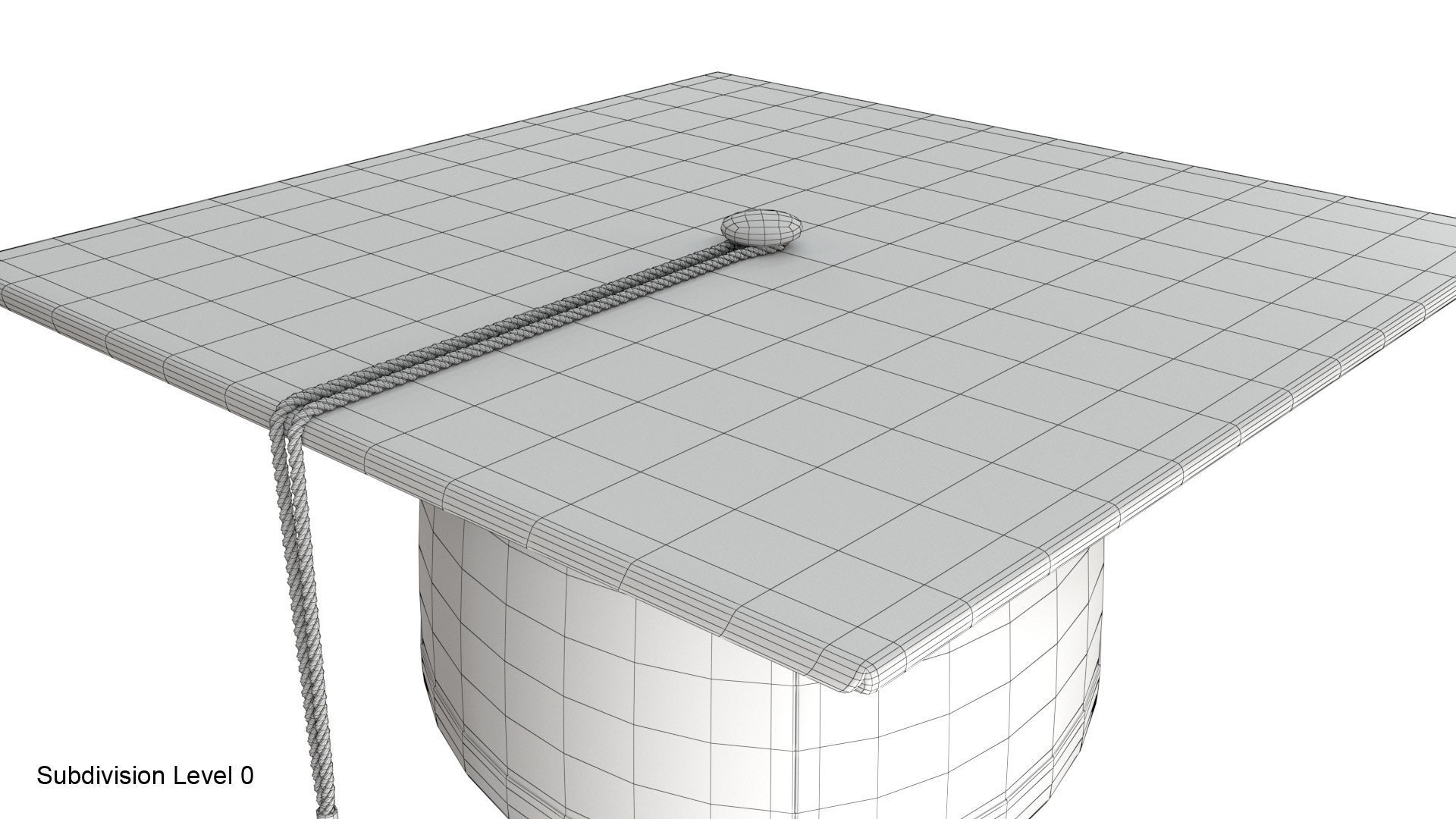 Graduation cap 3D model | CGTrader