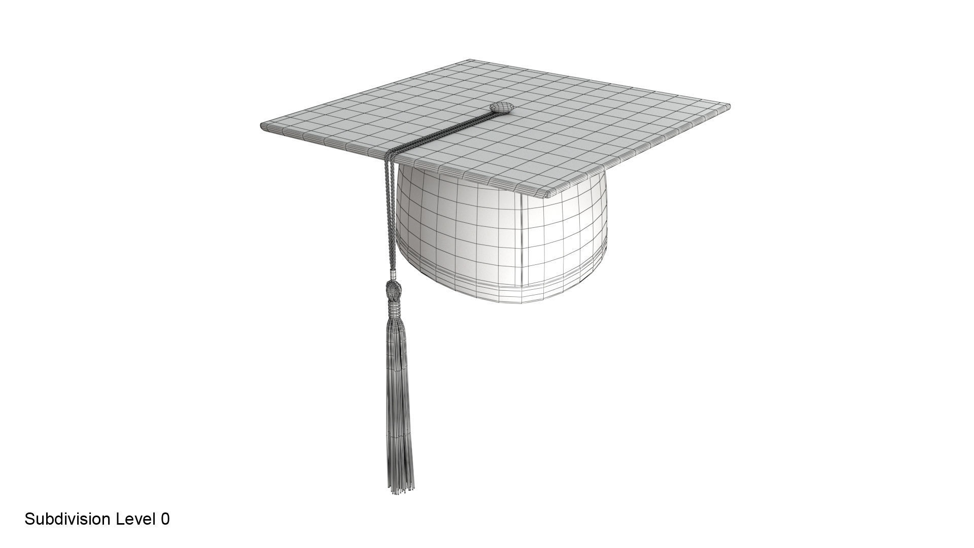Graduation cap 3D model | CGTrader