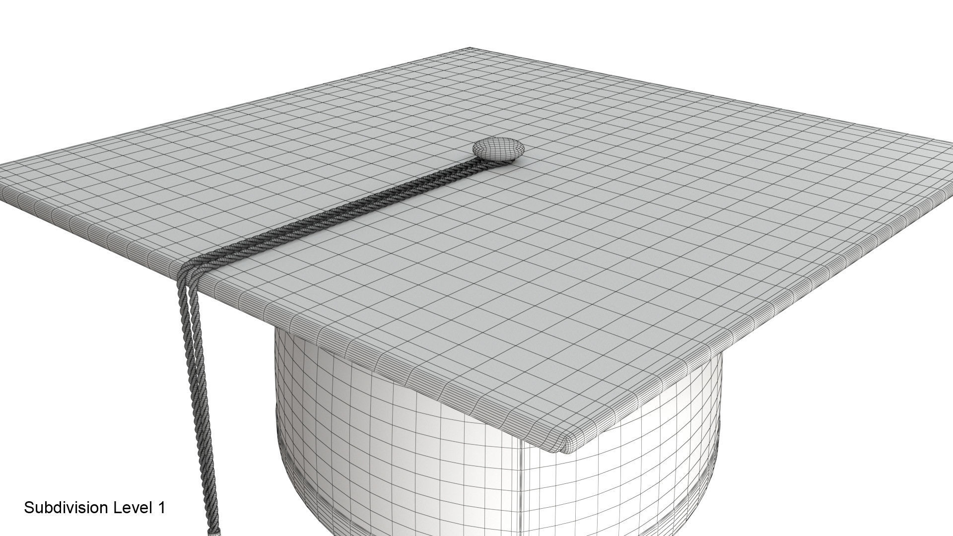 Graduation cap 3D model | CGTrader