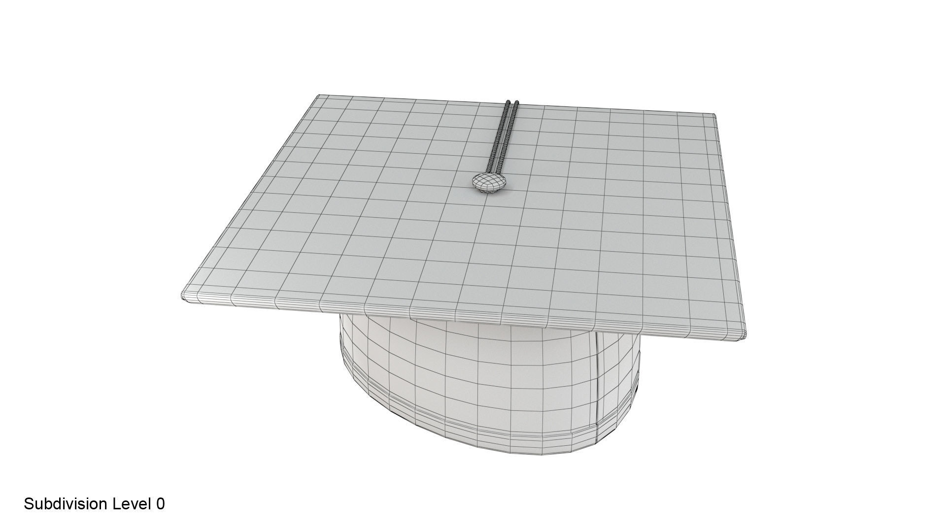 Graduation cap 3D model | CGTrader