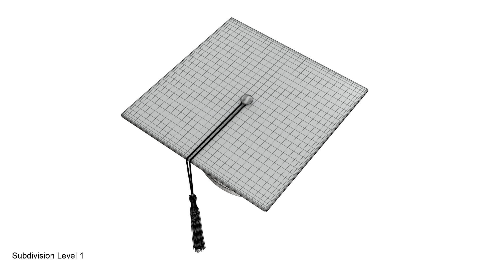 Graduation cap 3D model | CGTrader