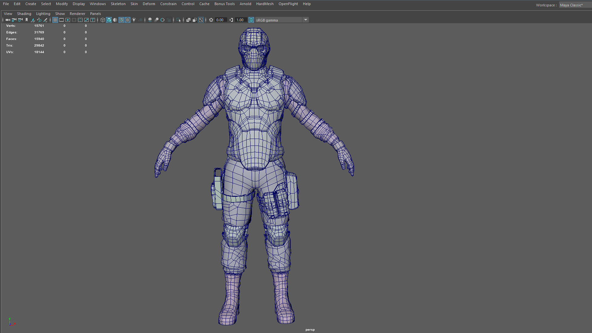 3D model Raider 02 VR / AR / low-poly rigged | CGTrader