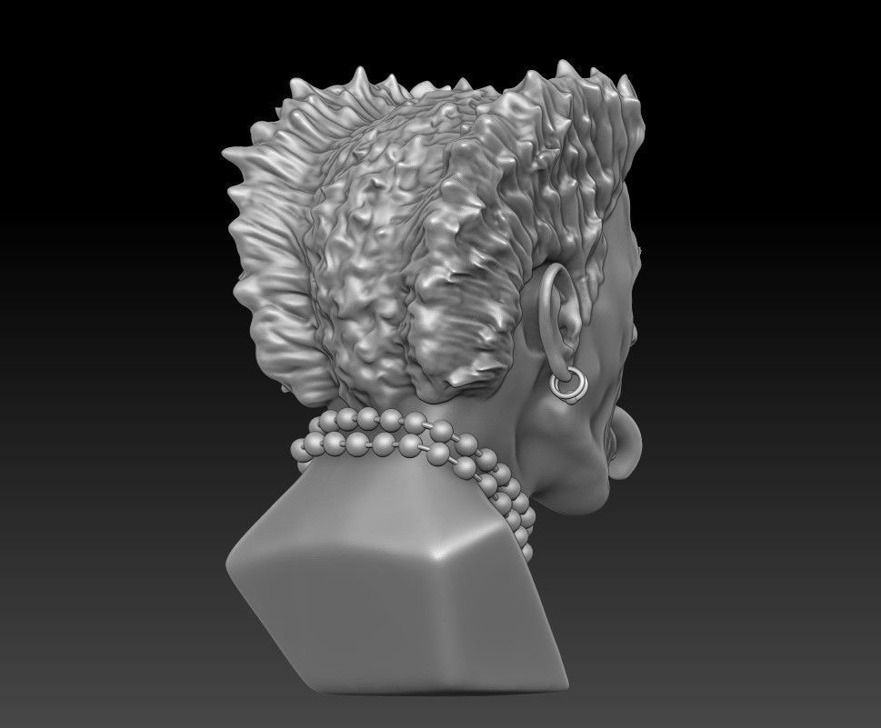 Keith Charles Flint from The Prodigy portrait 3D print model 3D model ...