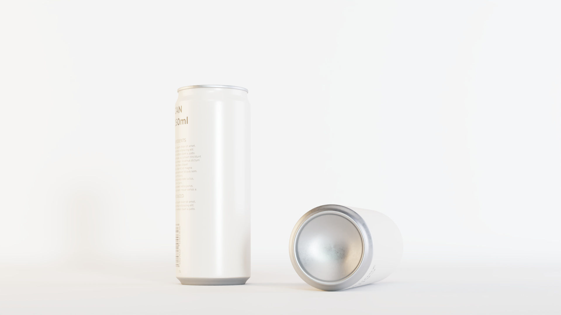 Beverage Can 250 ml 3D model | CGTrader