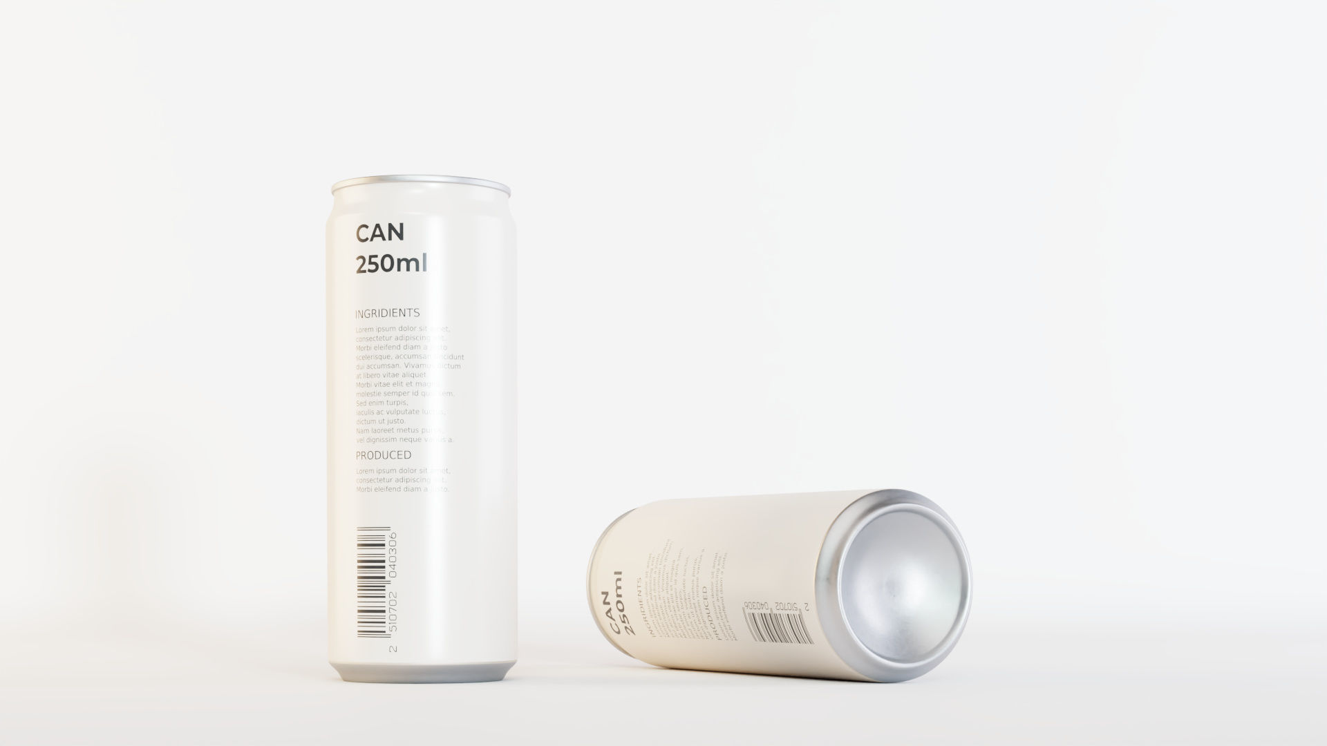 Beverage Can 250 ml 3D model | CGTrader