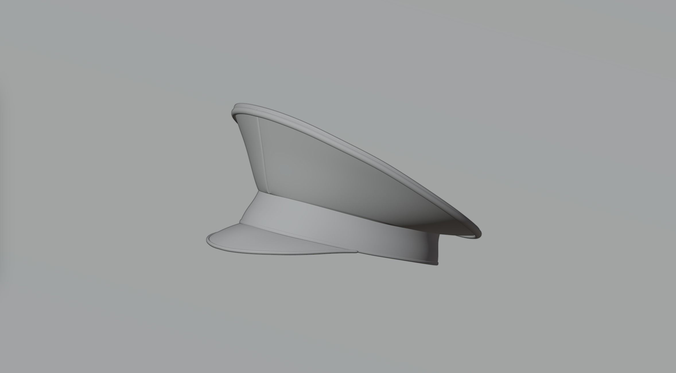 Peaked cap 3D model | CGTrader