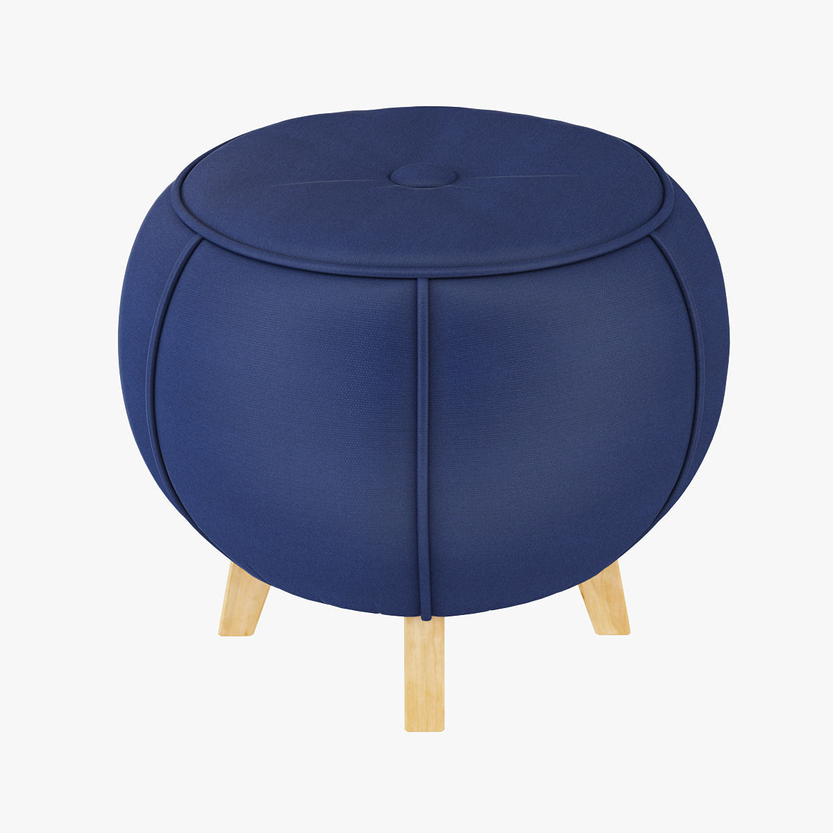 Pouf Pouf round stool 3D model | CGTrader