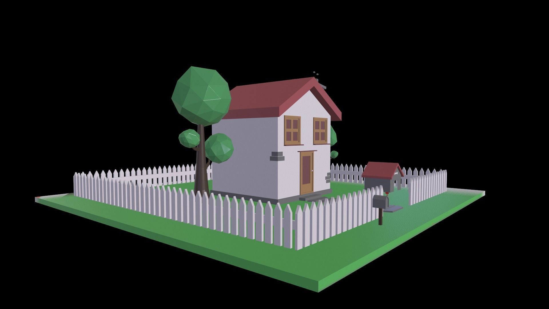 3D model Sweet House VR / AR / low-poly | CGTrader