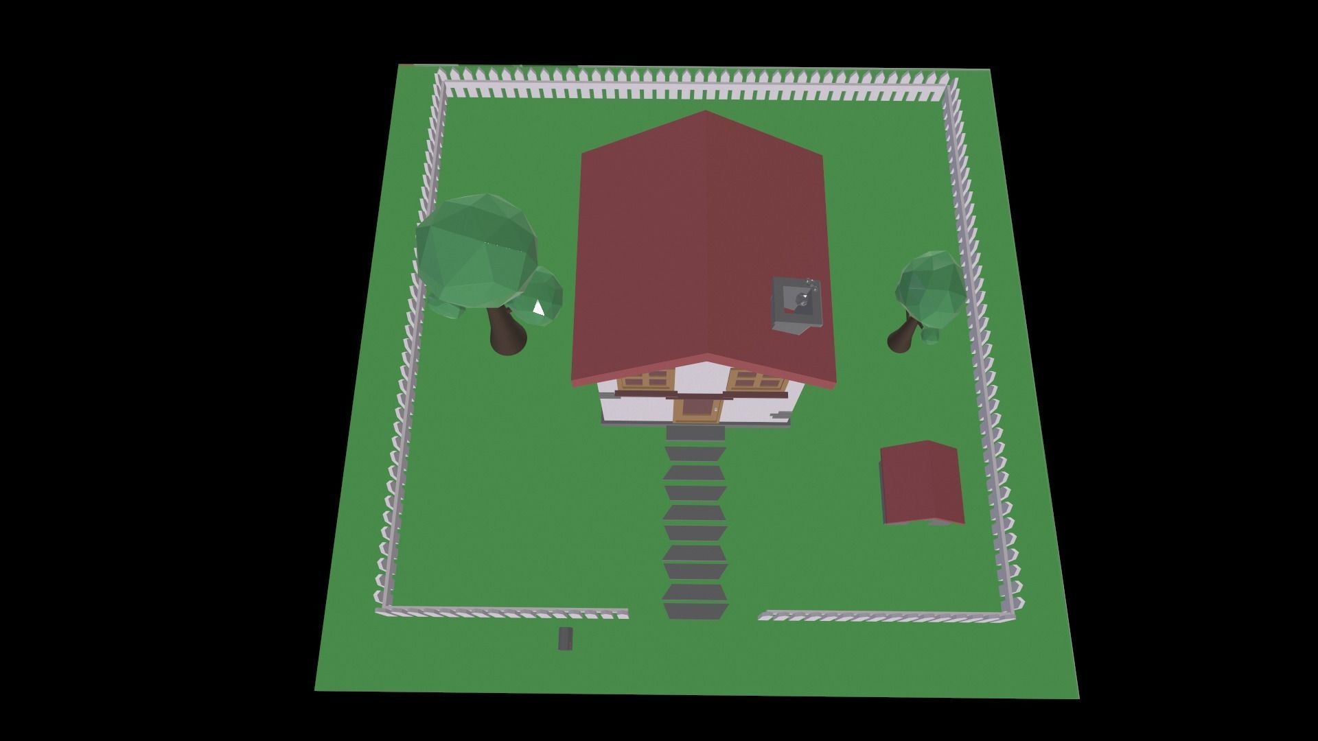 3D model Sweet House VR / AR / low-poly | CGTrader