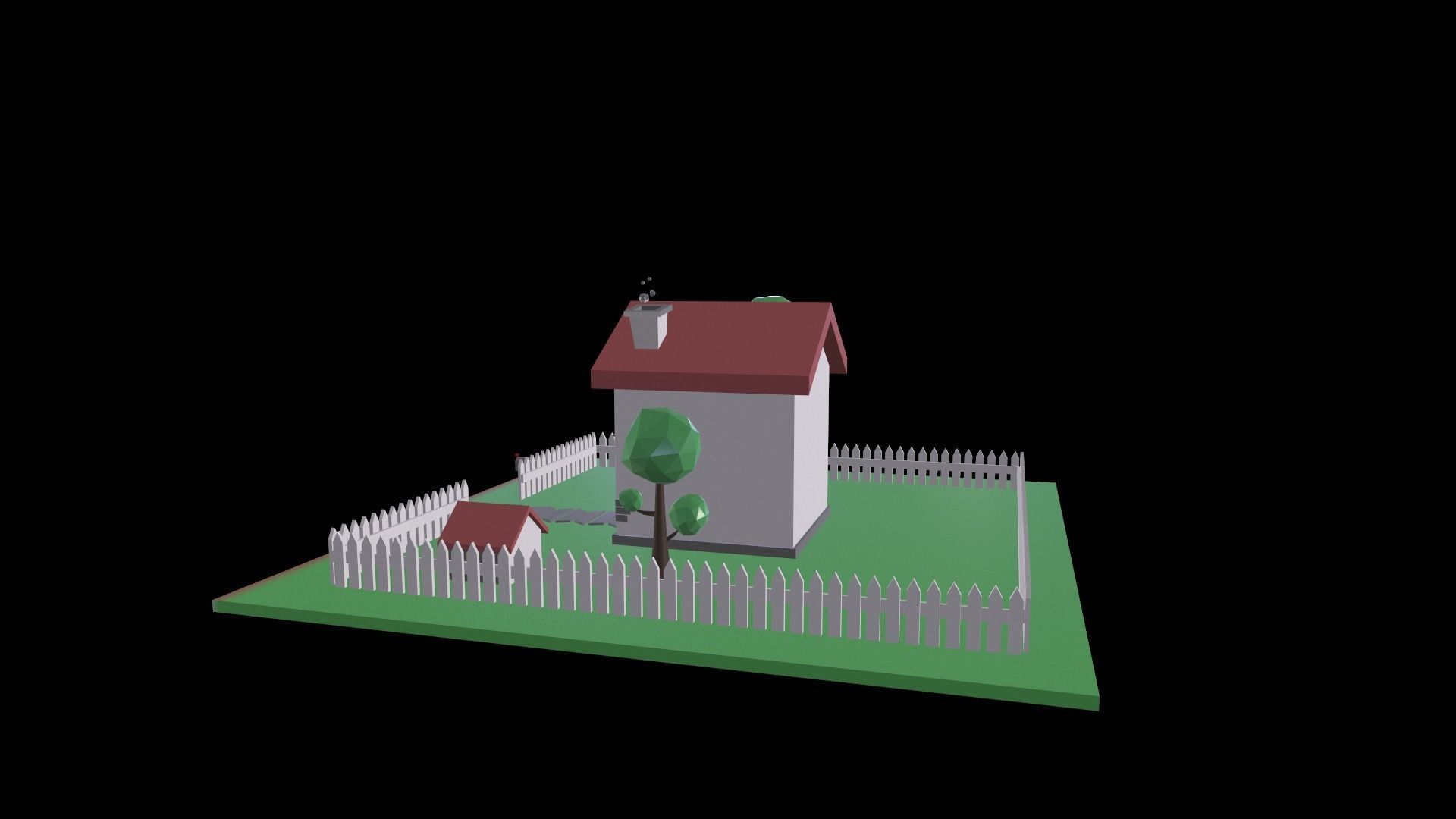 3D model Sweet House VR / AR / low-poly | CGTrader