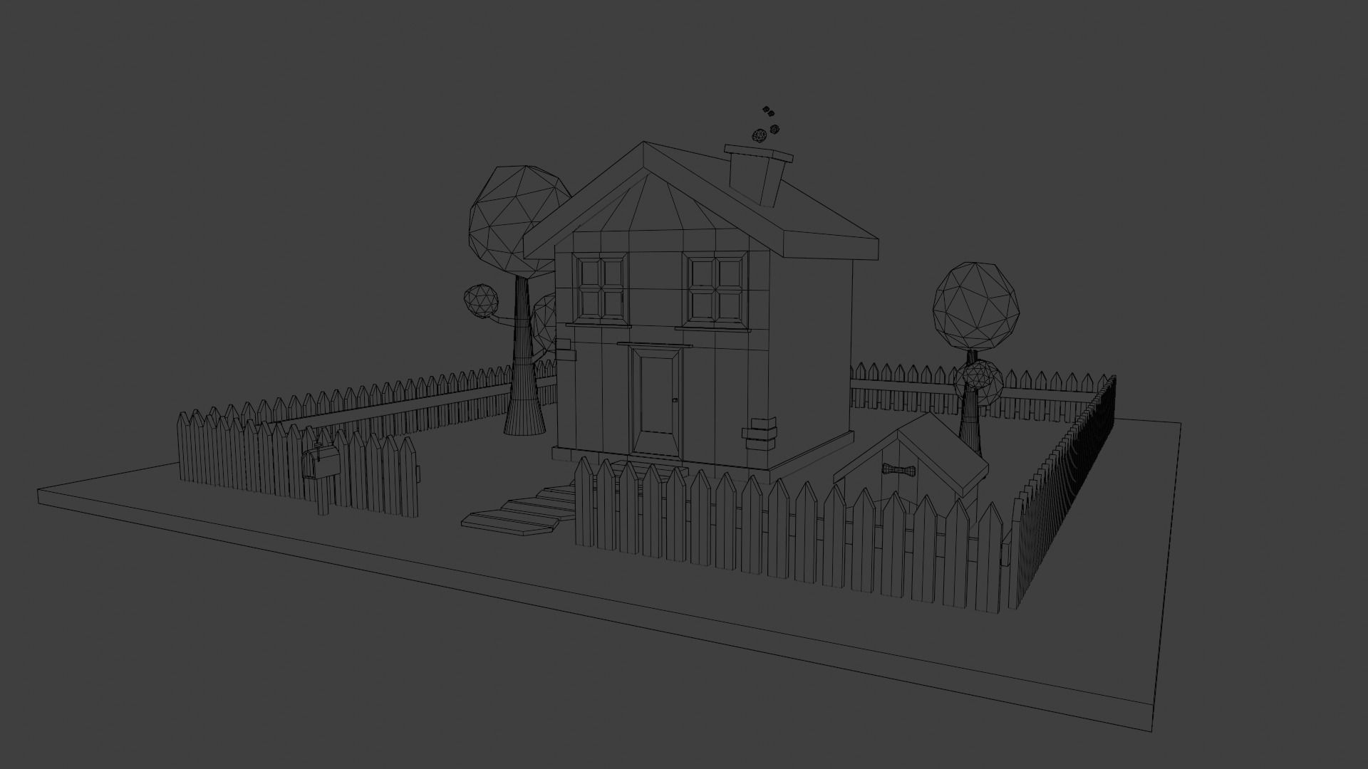 3D model Sweet House VR / AR / low-poly | CGTrader