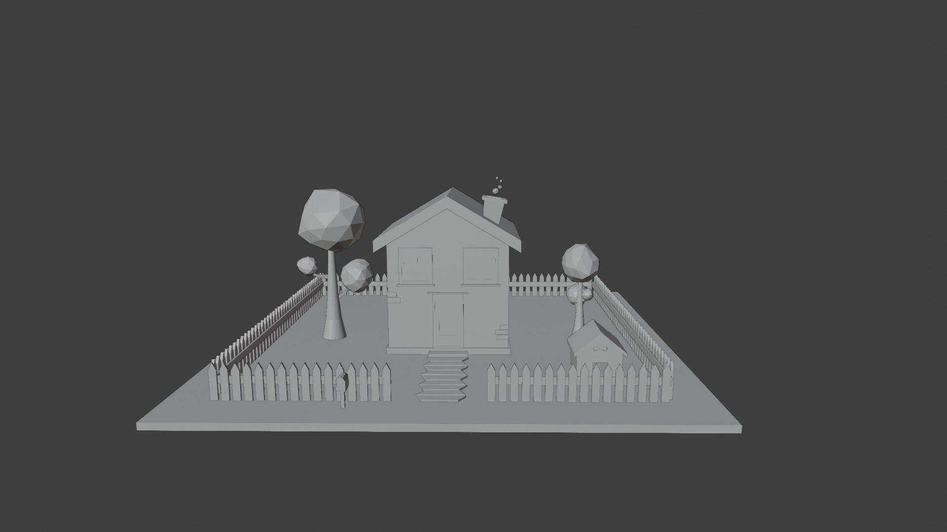 3D model Sweet House VR / AR / low-poly | CGTrader