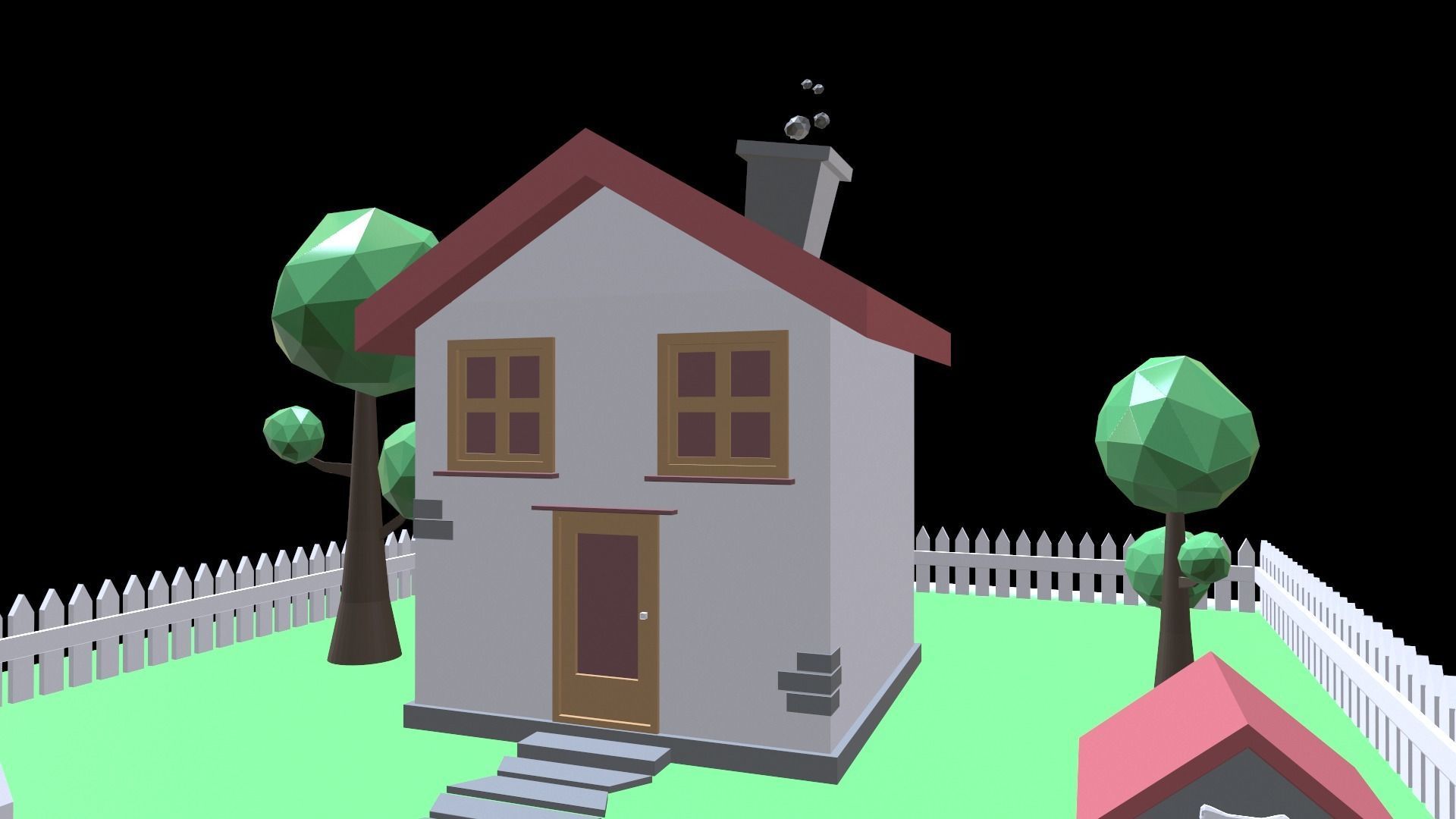 3D model Sweet House VR / AR / low-poly | CGTrader