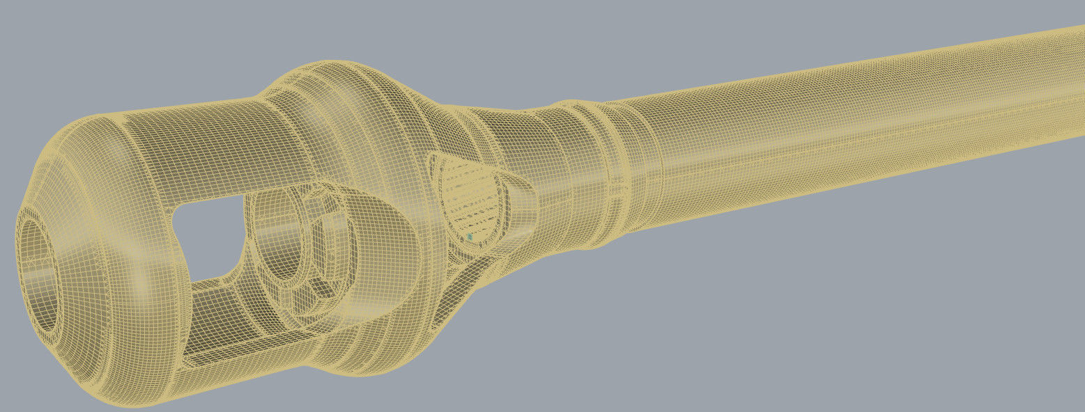 Tiger H1 Panzer 88 mm KwK 36 Gun mouth of fire 1-10 scale 3D model 3D ...