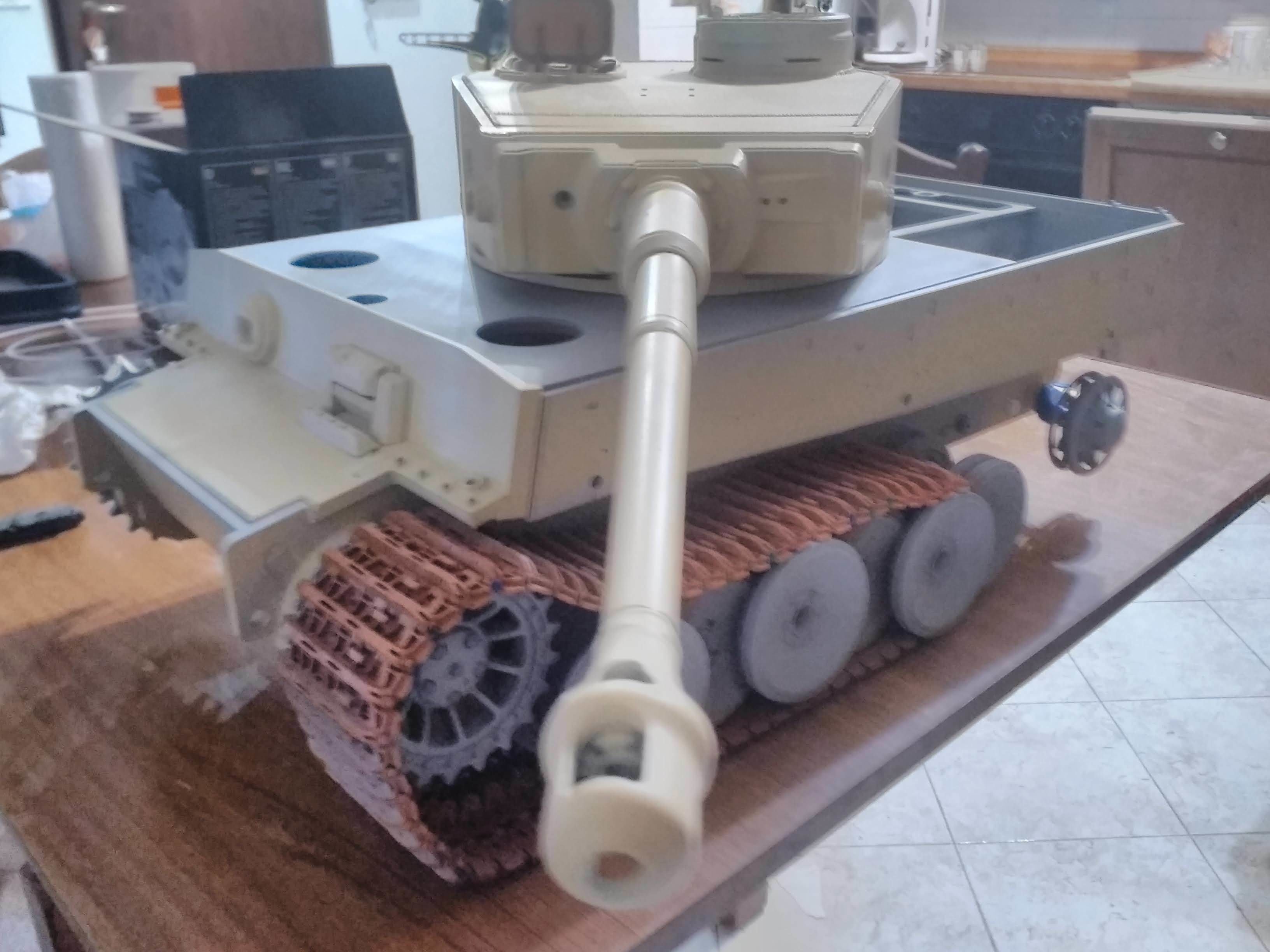 Tiger H1 Panzer 88 mm KwK 36 Gun mouth of fire 1-10 scale 3D model 3D ...