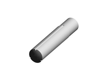 Grooved pins - Full-length parallel grooved, with pilot free 3D model ...