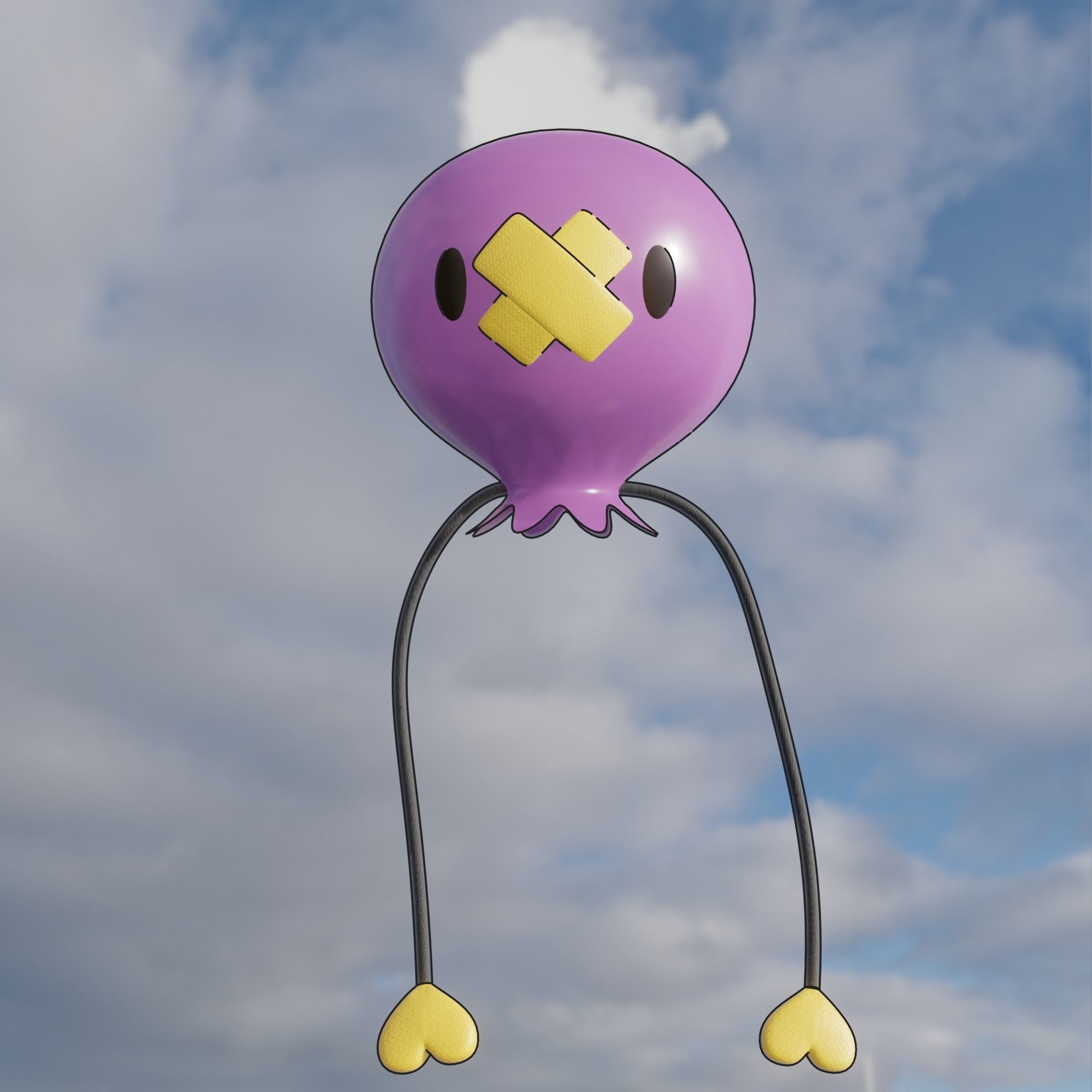 3D model Drifloon flight VR / AR / low-poly | CGTrader