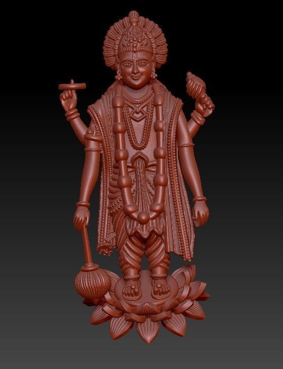 South new model Vishnu ji god rhino matrix 3D model 3D printable | CGTrader