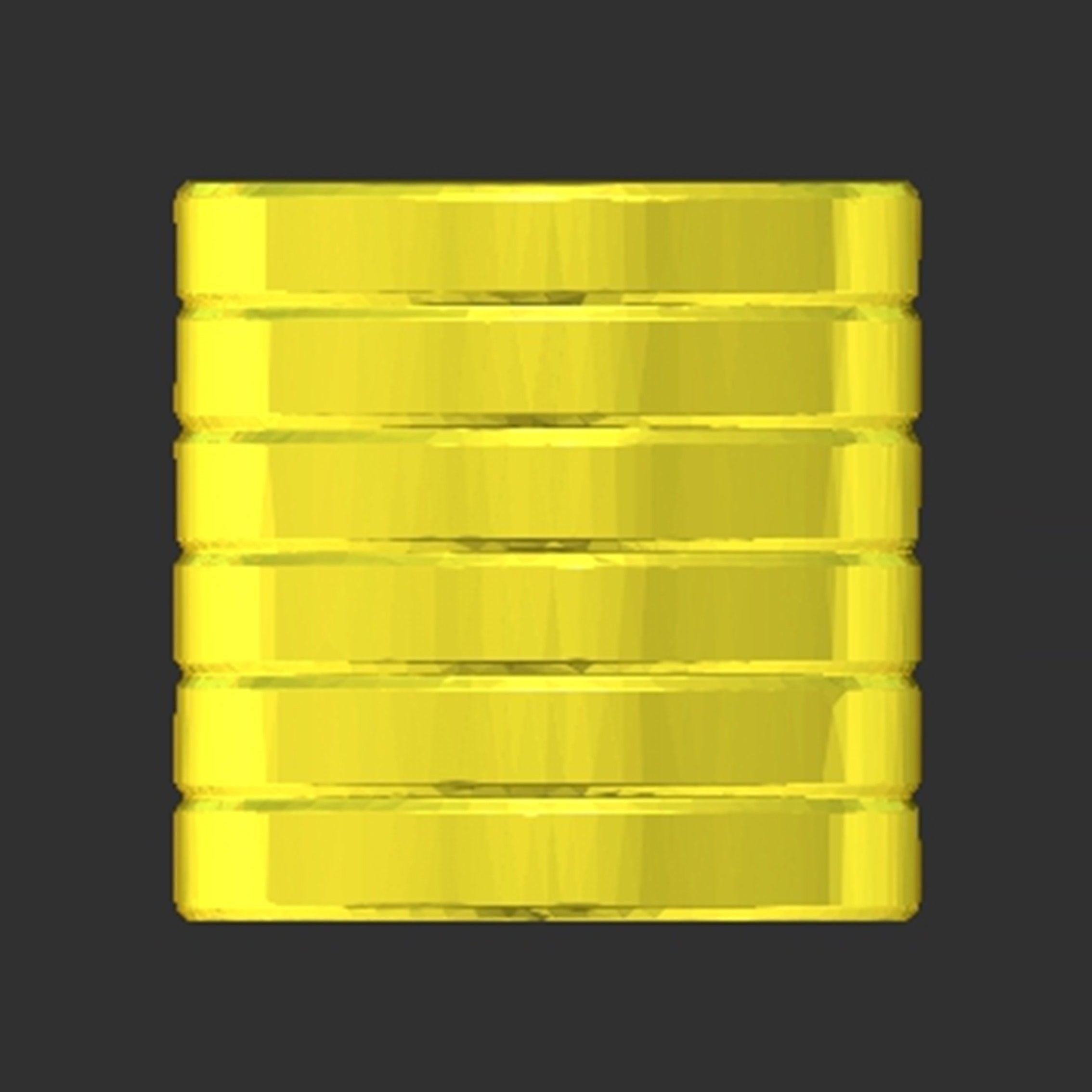 Stacked Mario Coins 3D model 3D printable | CGTrader