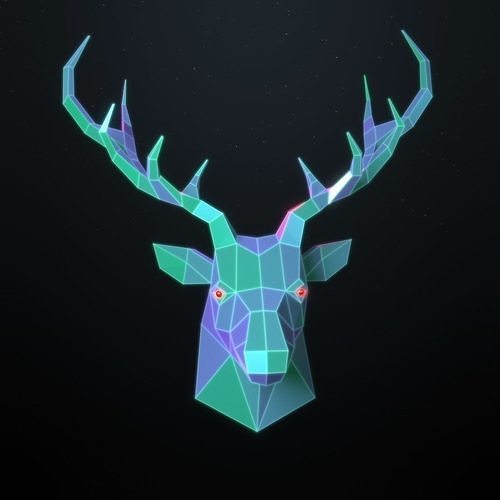 Deer low poly polygonal head free VR / AR / low-poly 3D model | CGTrader