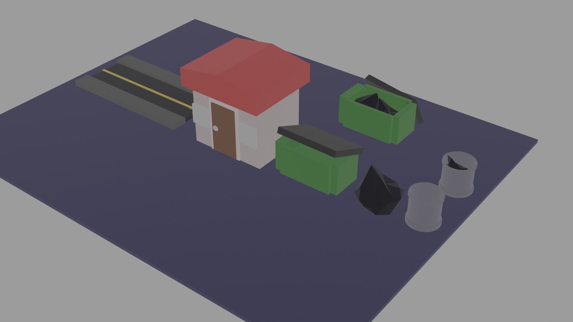 Simple City Asset Pack free 3D model | CGTrader