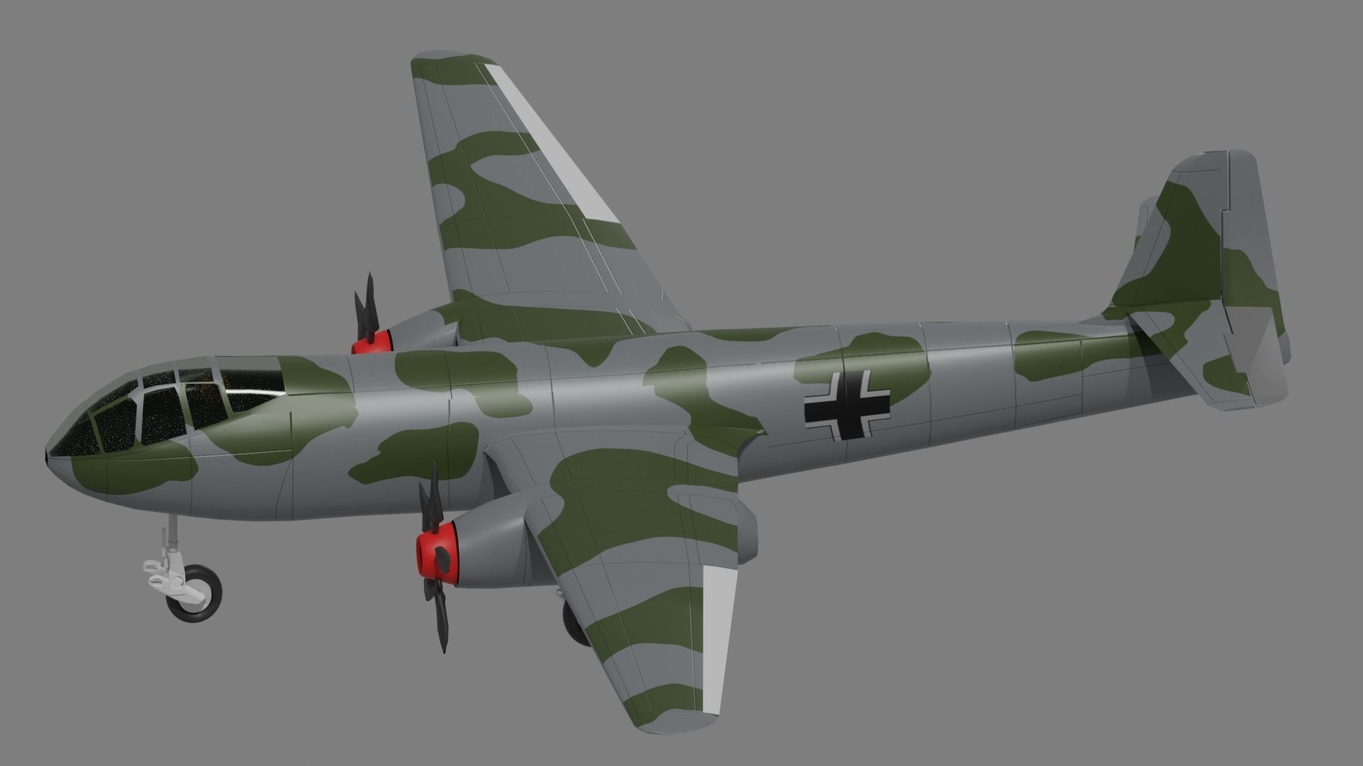 Heinkel HE 343 3D model | CGTrader