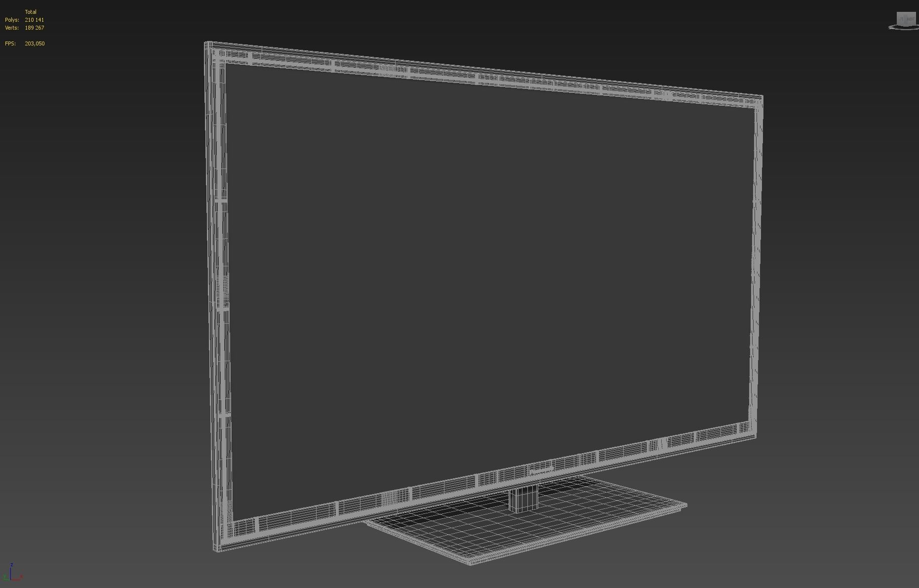 VIERA 60 inches Class ST60 Series Full HD Plasma TV free 3D model ...