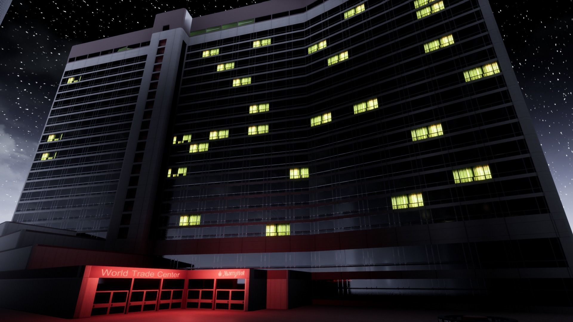 World Trade Center - WTC Twin Tower Complex Environment 3D model | CGTrader