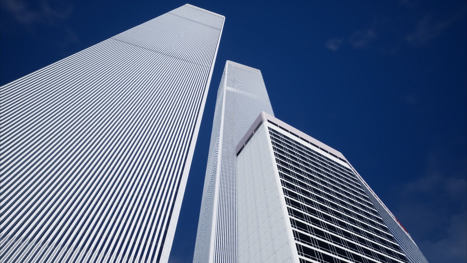 World Trade Center - WTC Twin Tower Complex Environment 3D model | CGTrader