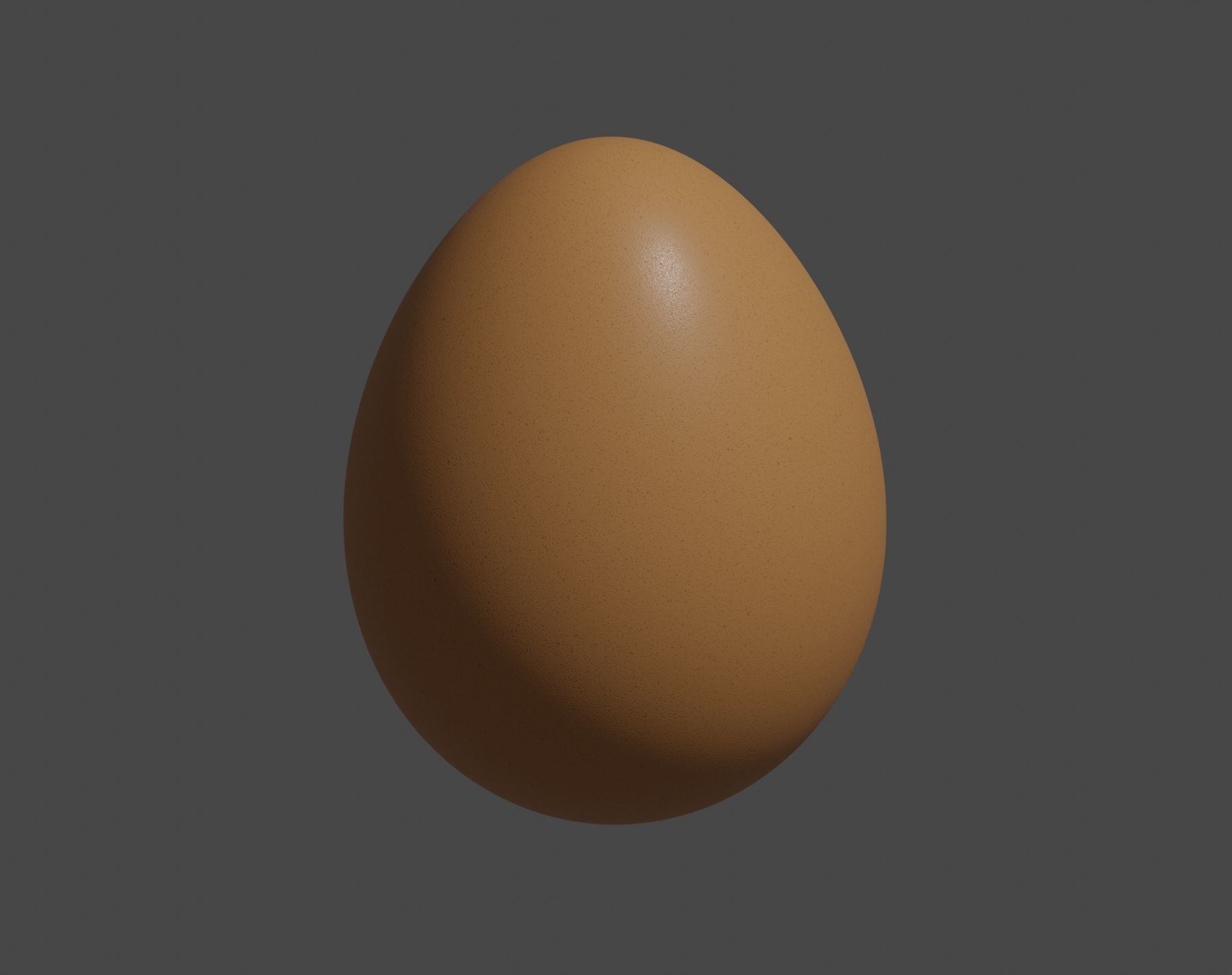 Brown egg model free 3D model | CGTrader