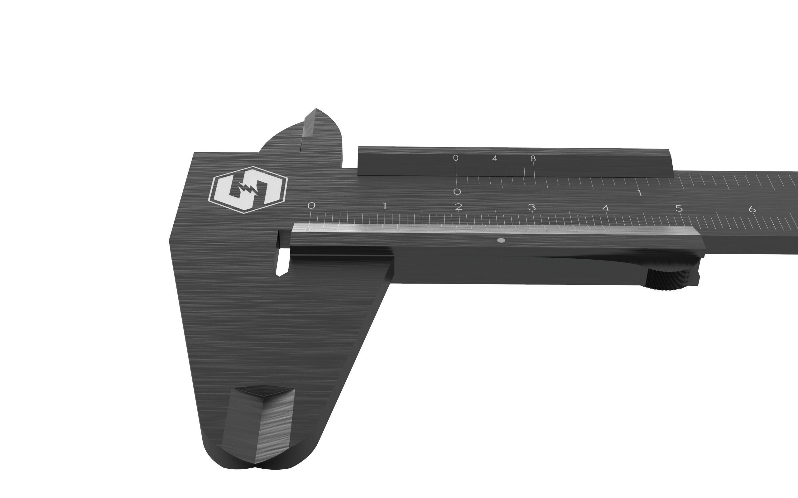 Vernier caliper 3D model | CGTrader