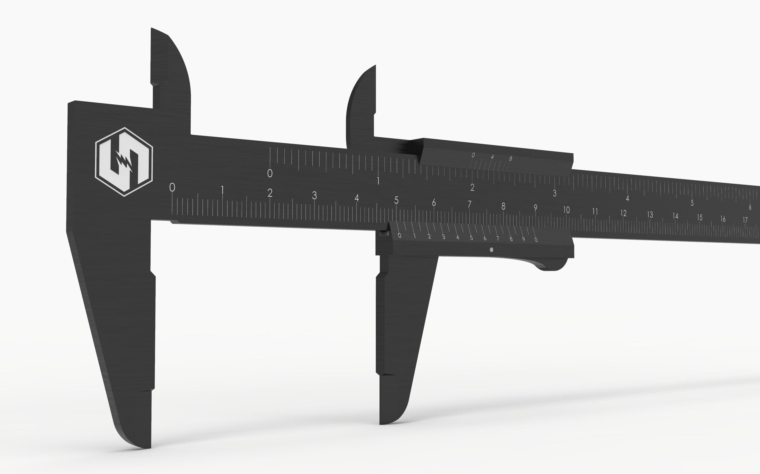 Vernier caliper 3D model | CGTrader