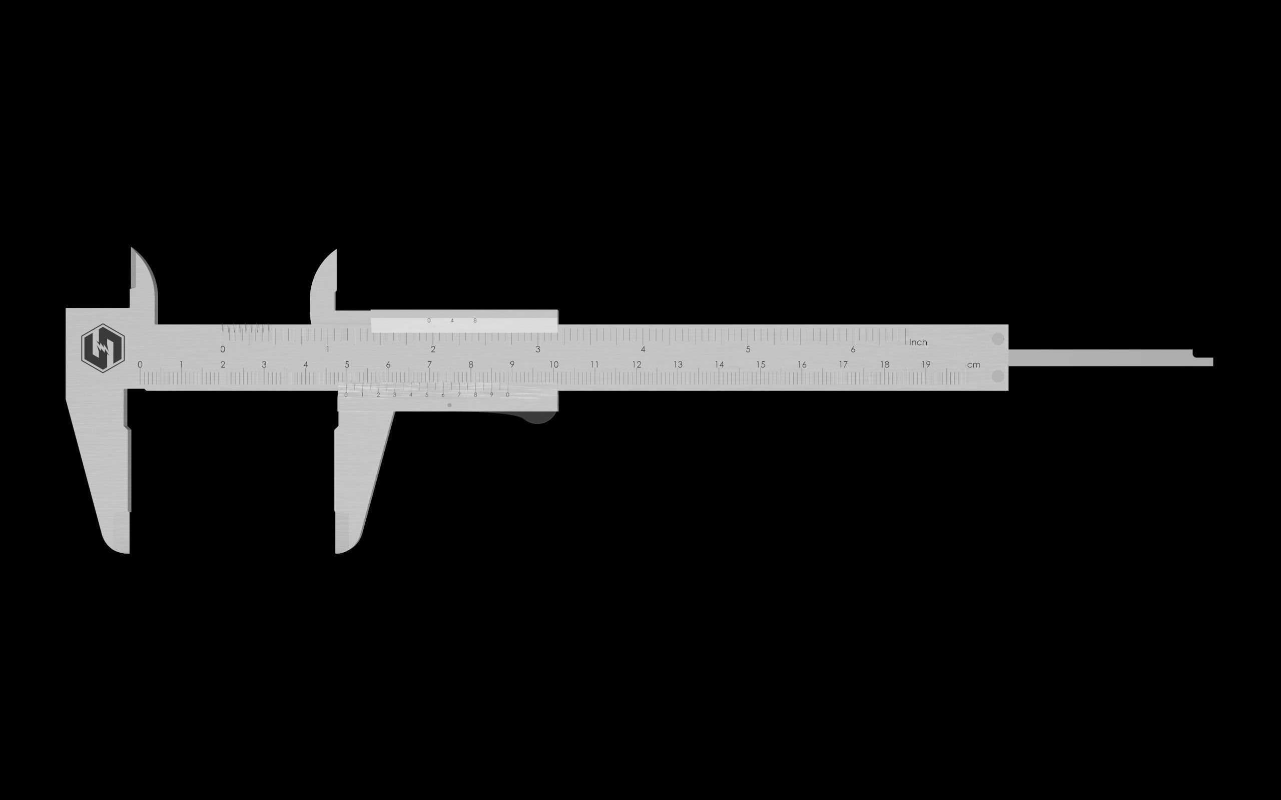Vernier caliper 3D model | CGTrader