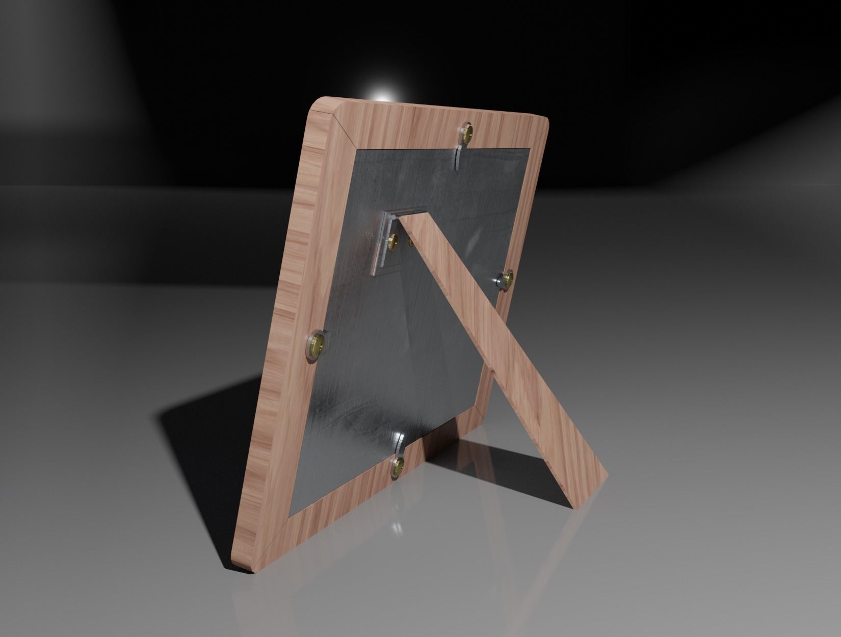 FRAME wooden with light 3D model | CGTrader