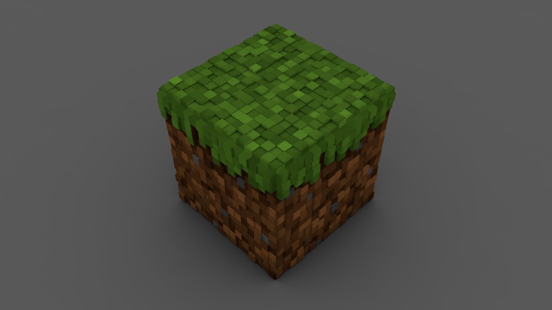Grass Block - Minecraft 3D model | CGTrader