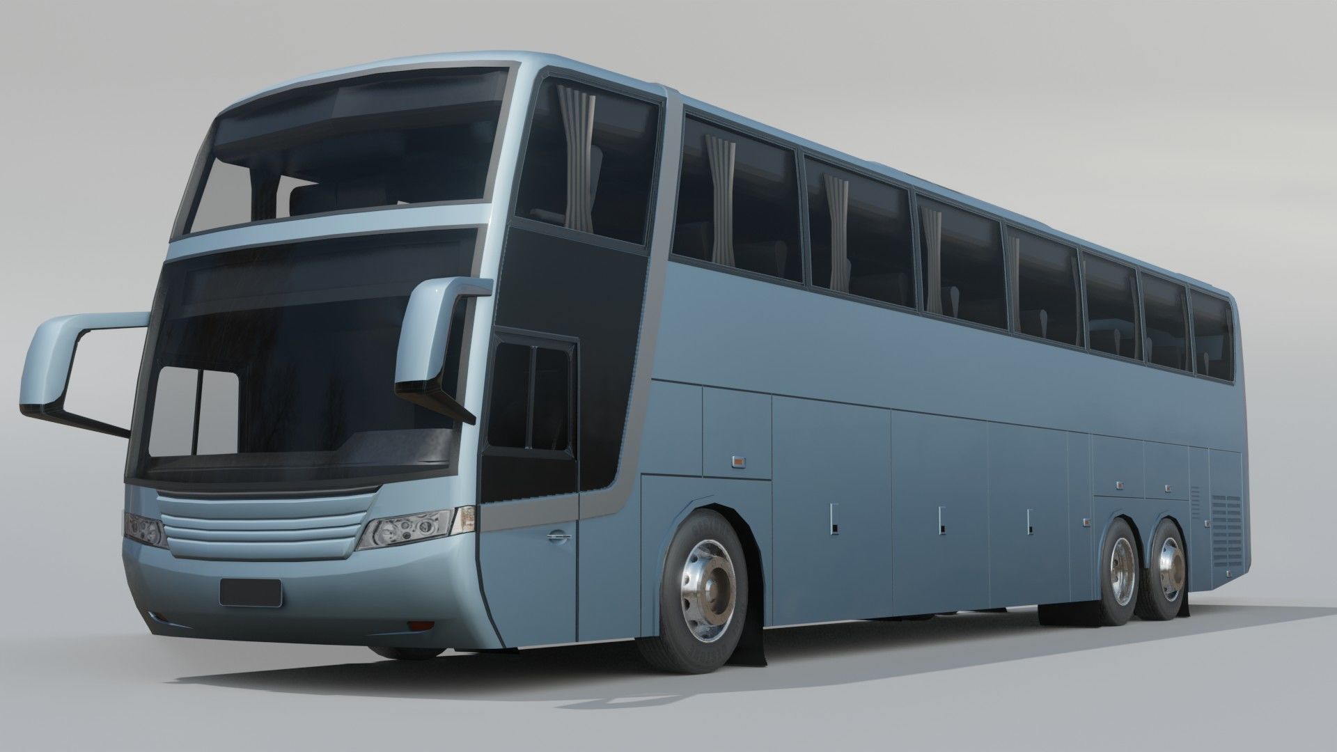 3D model Busscar Jum Buss 400p VR / AR / low-poly | CGTrader