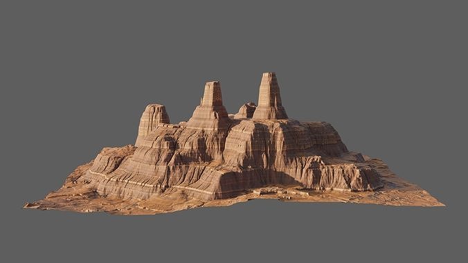 8K Detailed Cliff Landscape 3D model | CGTrader