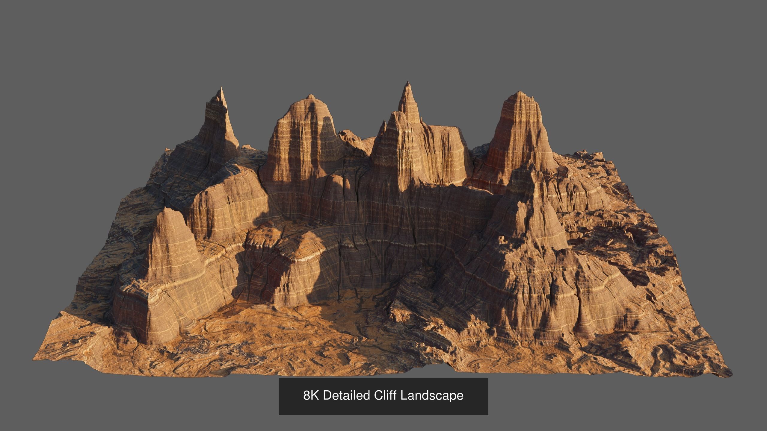 8K Detailed Cliff Landscapes 3D Model Collection | CGTrader