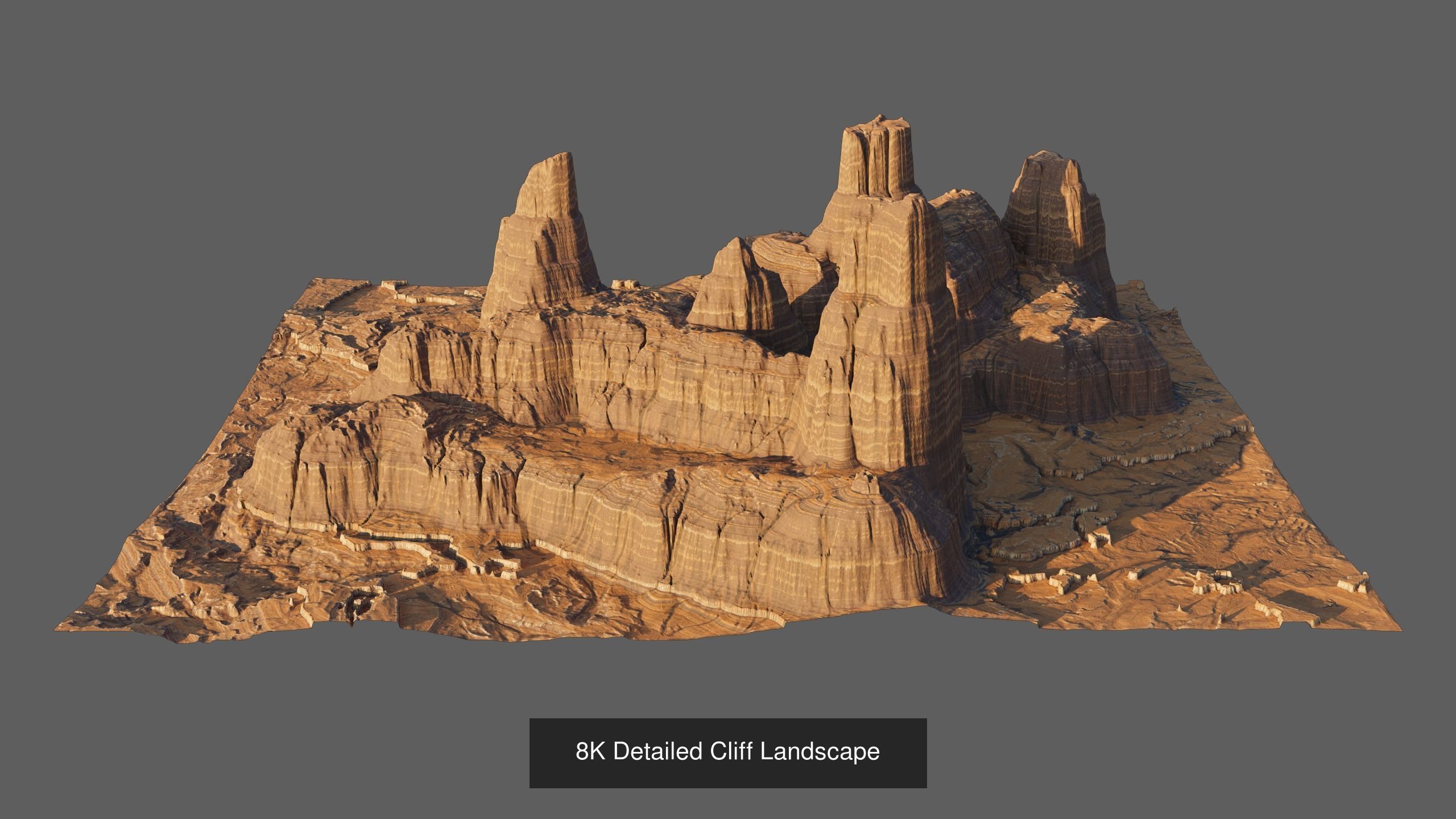 8K Detailed Cliff Landscapes 3D Model Collection | CGTrader
