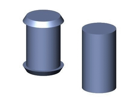 Rivet pins - Type A free 3D model | CGTrader