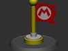 Checkpoint Flag Mario Based 3D model 3D printable | CGTrader