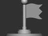 Checkpoint Flag Mario Based 3D model 3D printable | CGTrader
