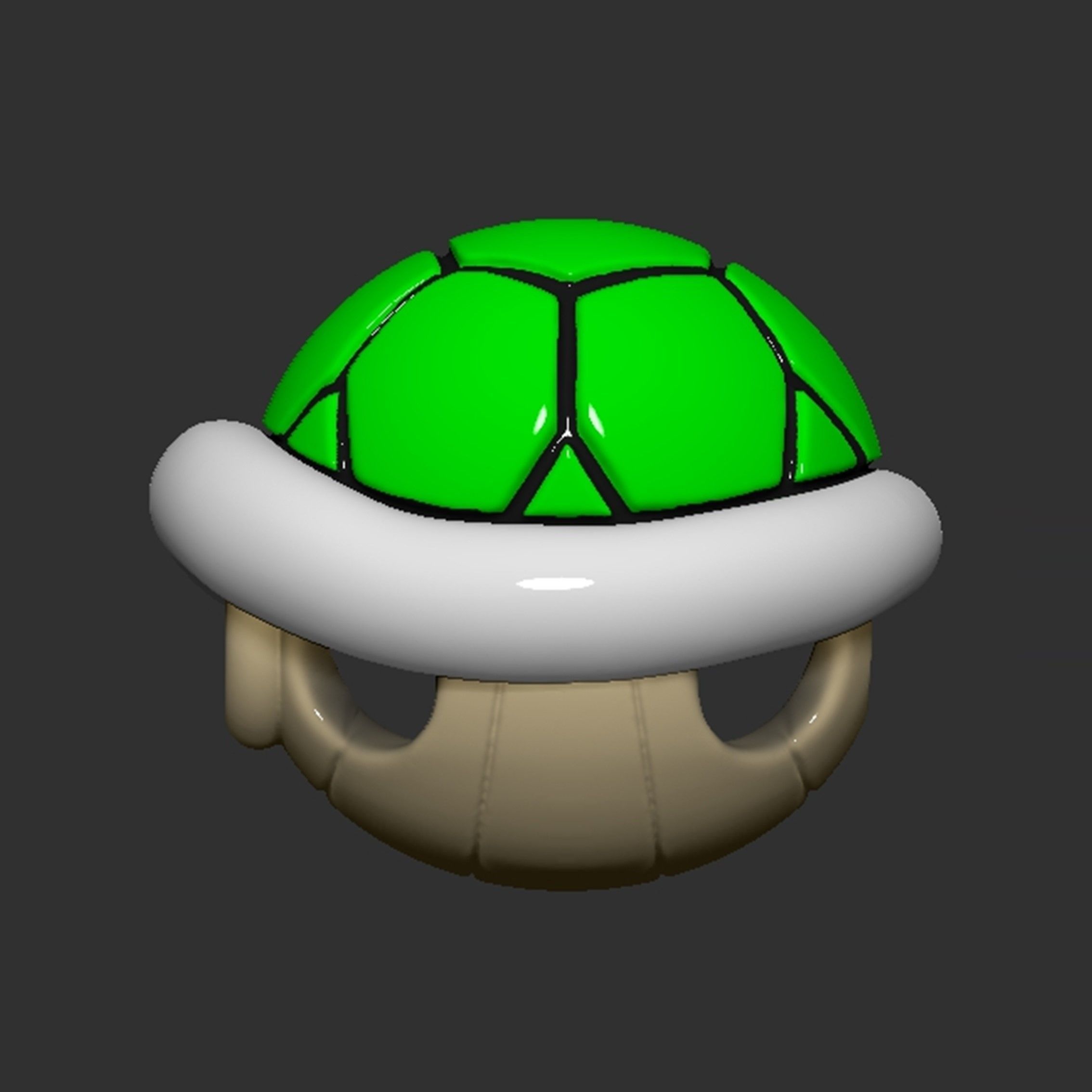 Mario Turtle Shell Koopa Troopa 3D model 3D printable | CGTrader