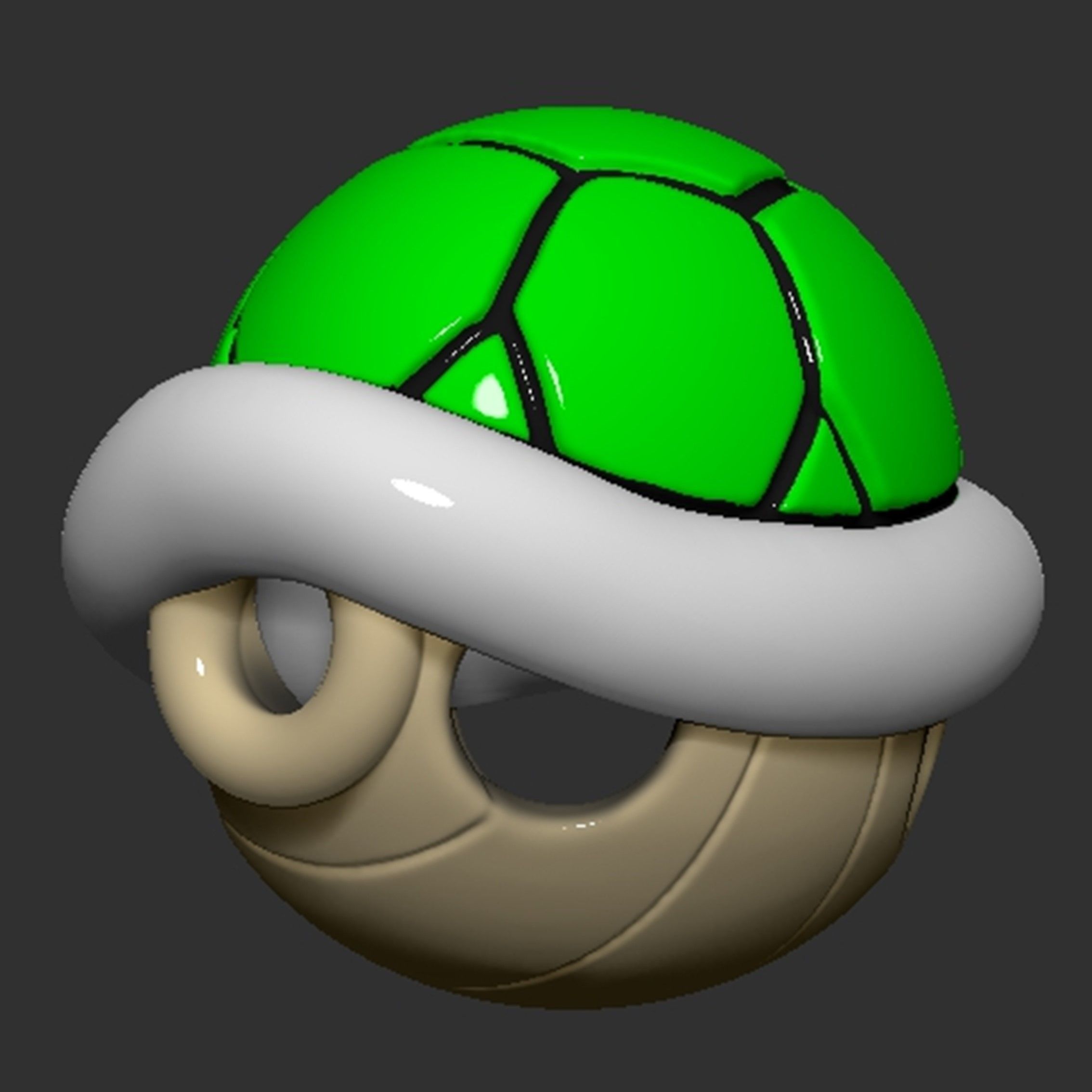 Mario Turtle Shell Koopa Troopa 3D model 3D printable | CGTrader